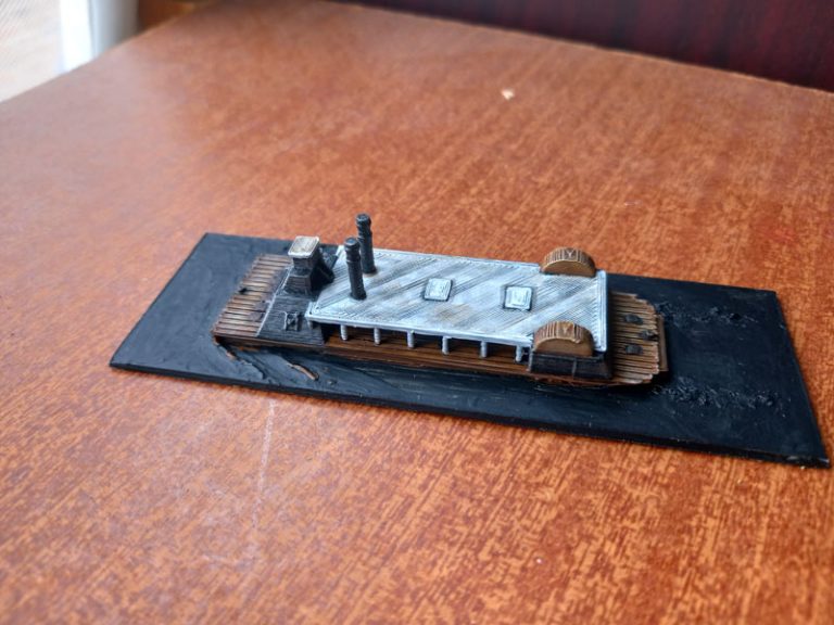 ACW ships finally painted. – Little Wargaming Worlds