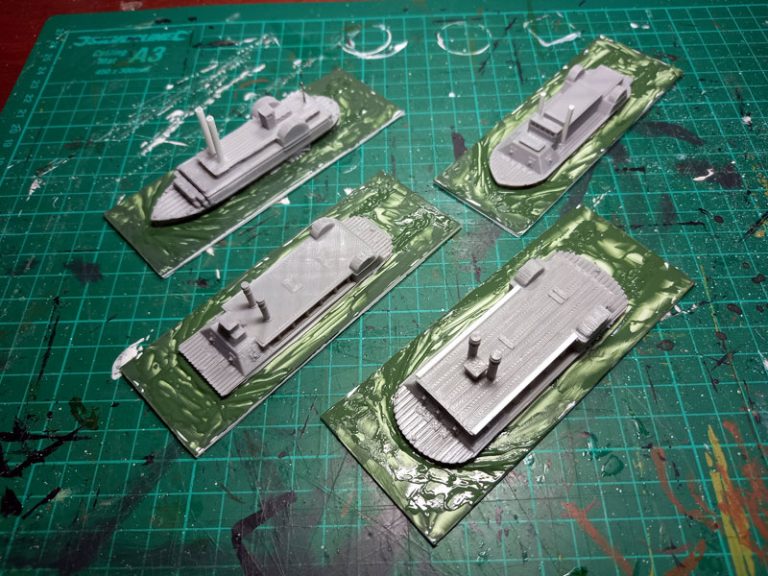 ACW ships finally painted. – Little Wargaming Worlds